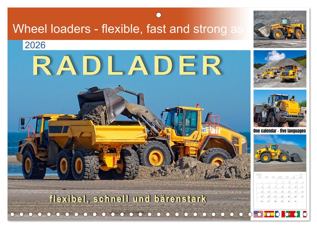Wheel loaders - flexible, fast and strong as a bear (Monthly Wall ...