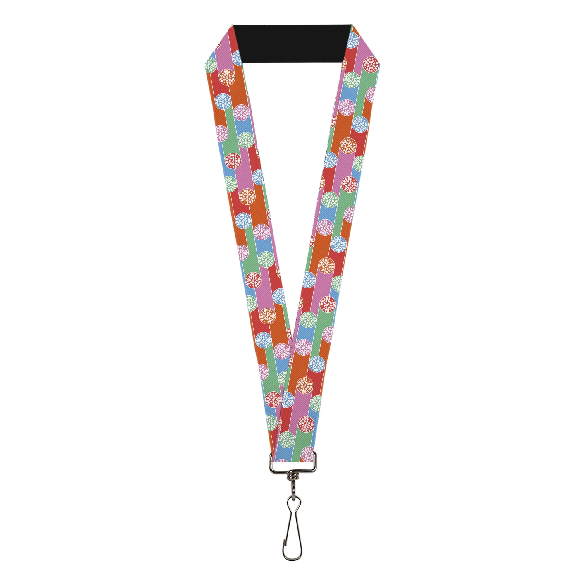 Wheel of Fortune Lanyard, Wheel of Fortune Wheels Collage Multi Color ...