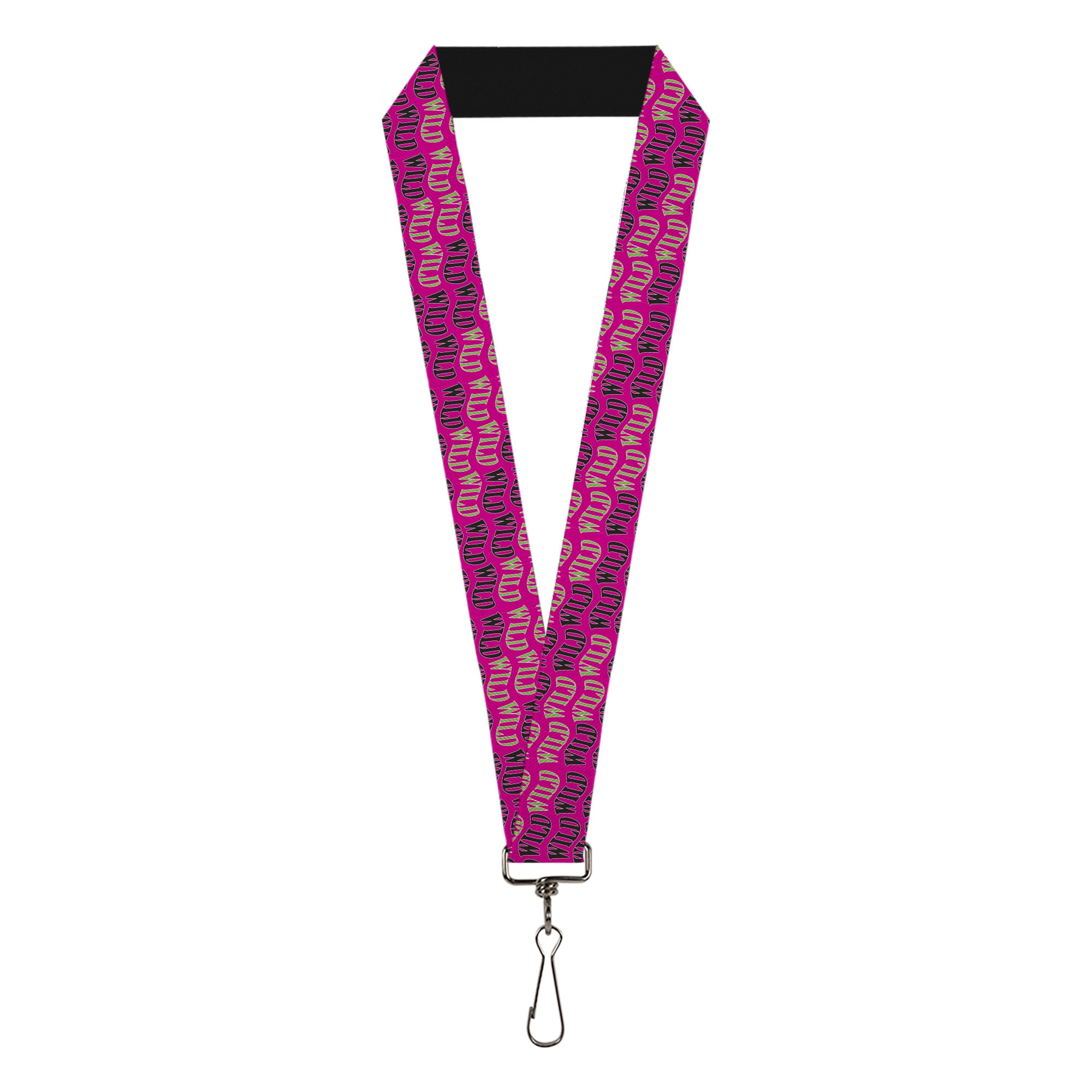Wheel of Fortune Lanyard, Wheel of Fortune Wild Text Wave Pink Green ...