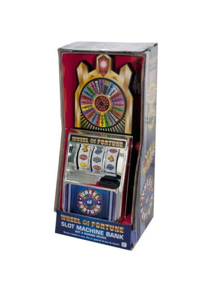 Miniature Wheel Of Fortune Slot Machine Bank - Walmart.com
