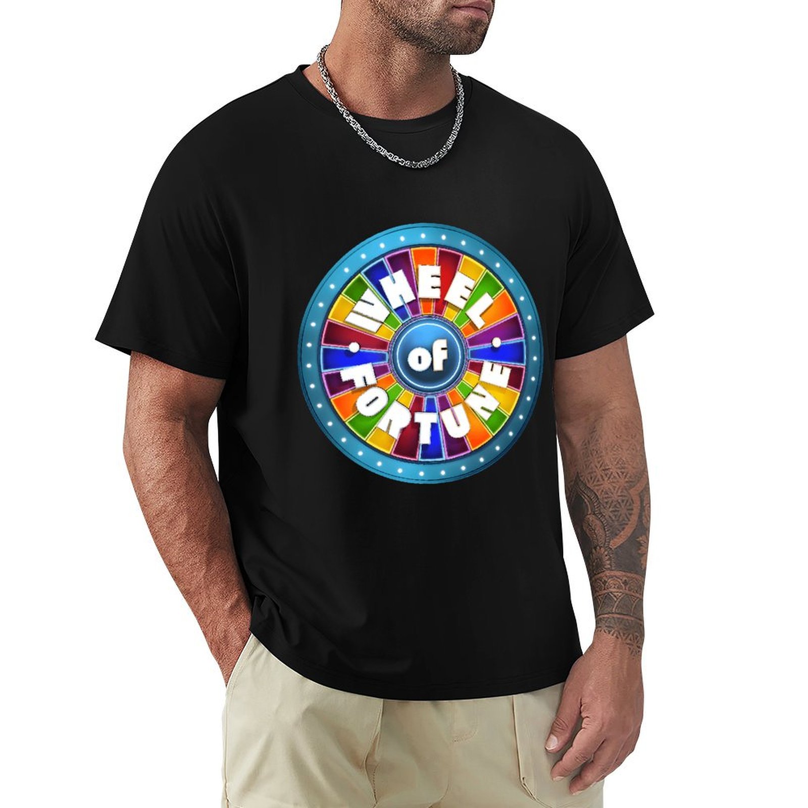 Wheel of Fortune TV Game Dashing Men's Classic Short Sleeve T-Shirts ...