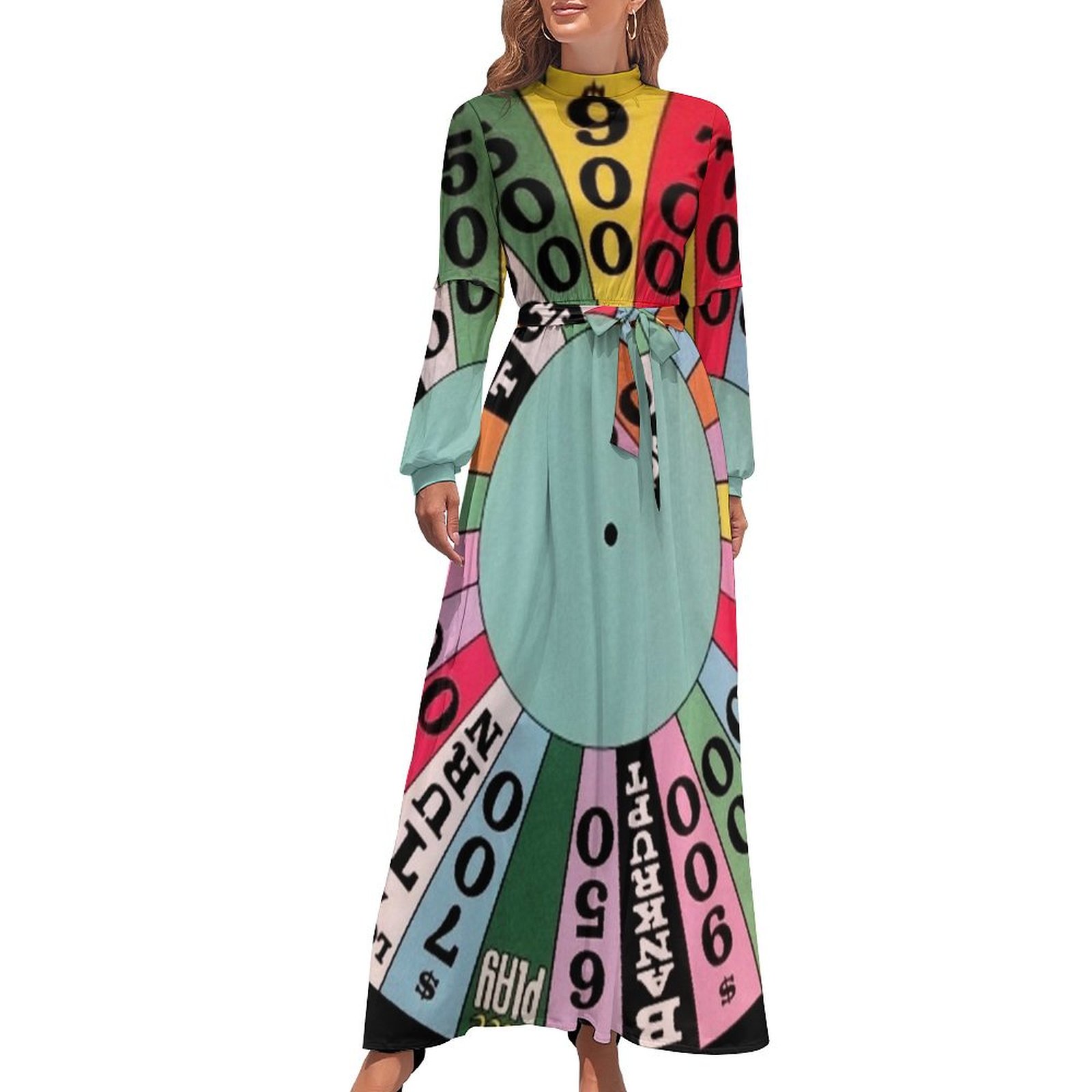 Wheel of Fortune carnival wheel (game show) Long Dress evening dresses ...
