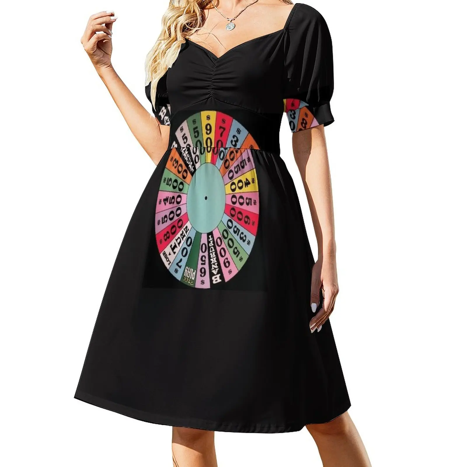 Wheel of Fortune carnival wheel (game show) Poster Sleeveless Dress ...