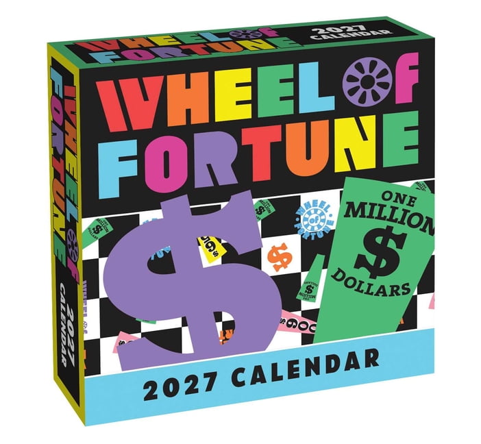 Wheel of Fortune(r) 2027 Day-To-Day Calendar, (Paperback) - Walmart.com