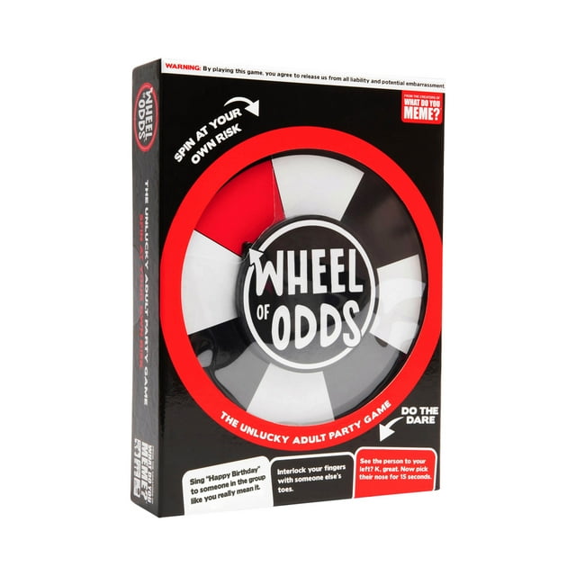 Wheel of Odds - Full of Outrageous Dares Classic Card Party Game, by ...