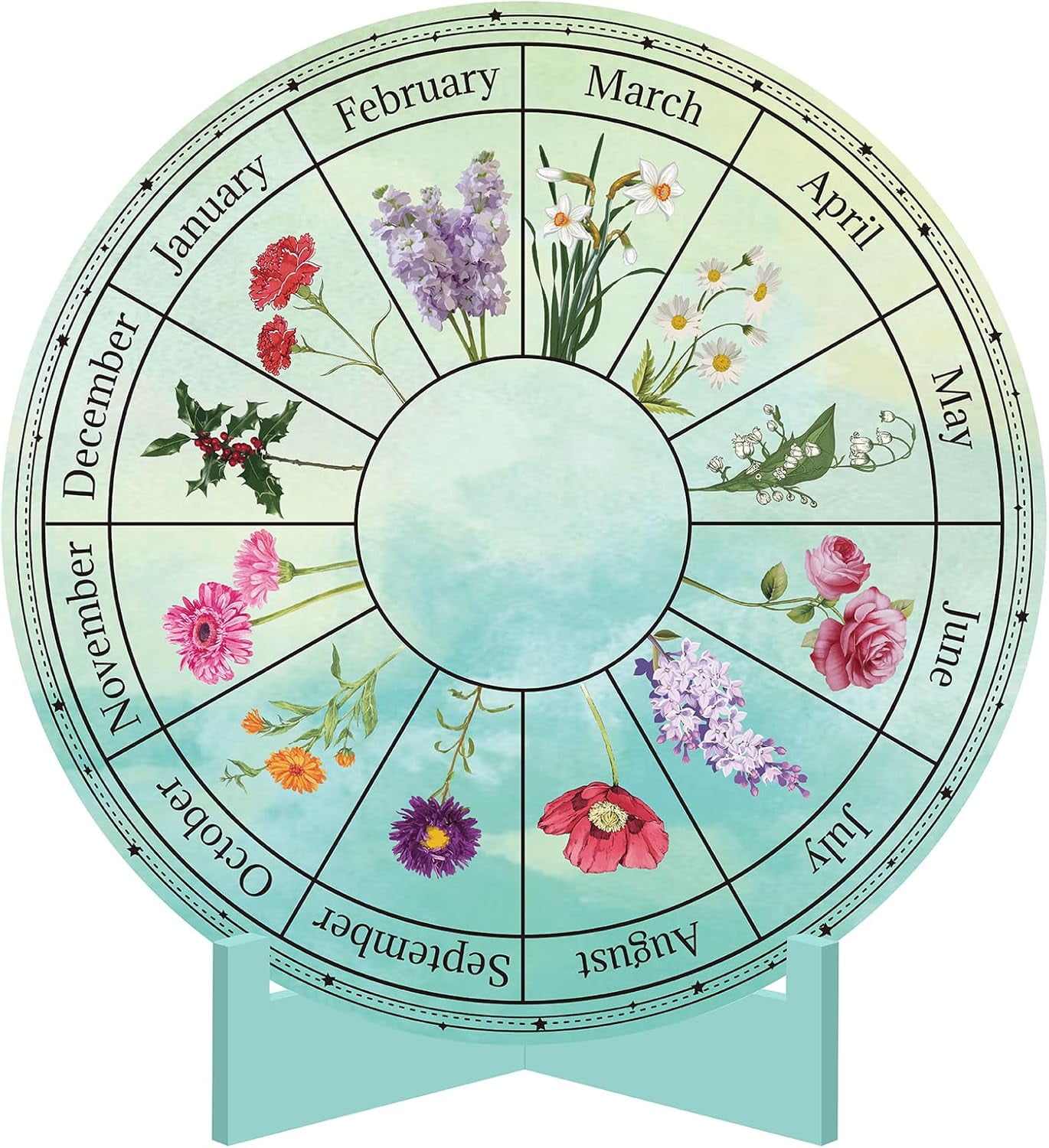 Wheel of The Year Sign Pagan Decor 2024 Calendar Wiccan Holidays ...