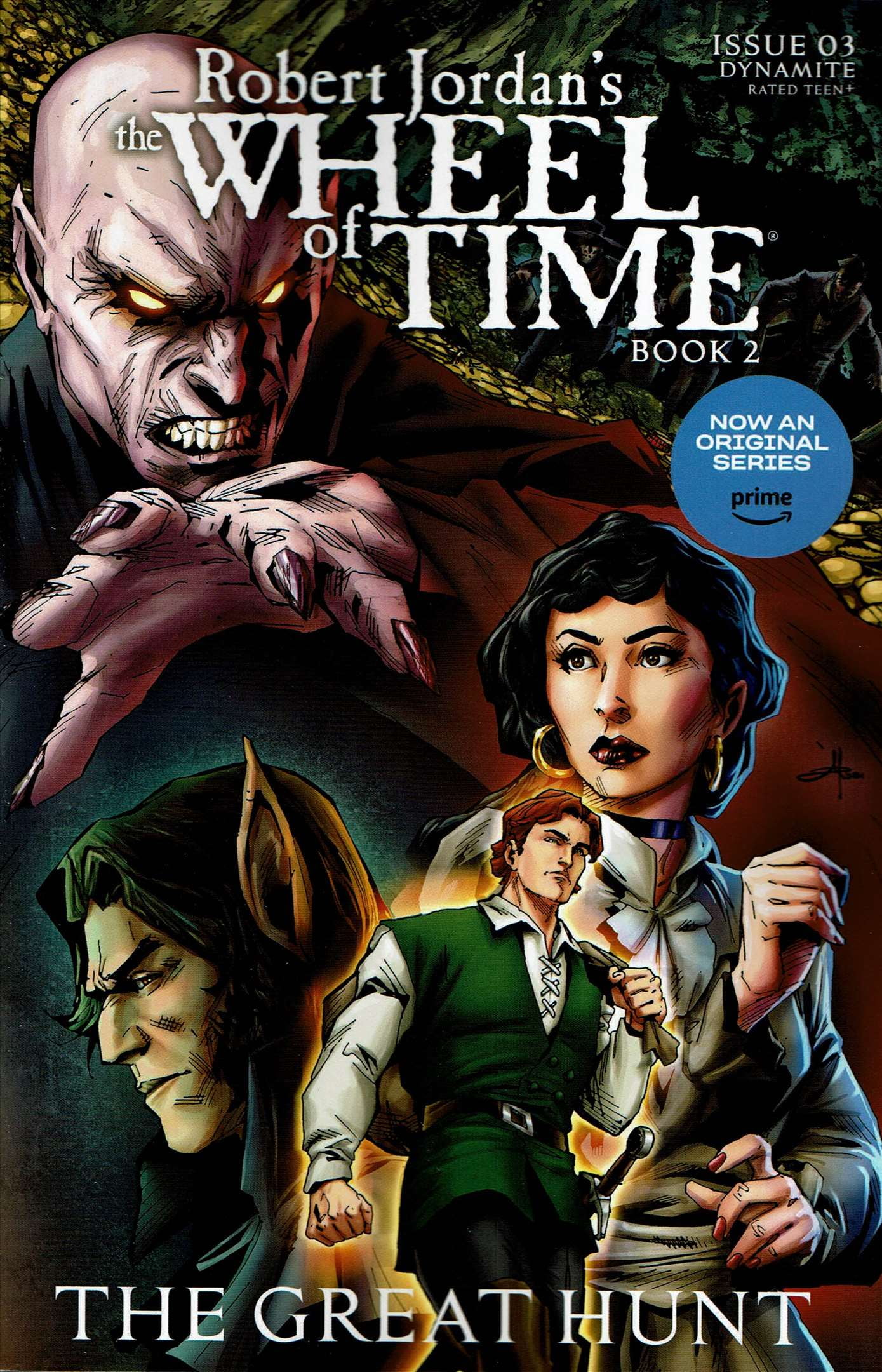 Wheel of Time: The Great Hunt (Robert Jordan's ) #3A VF ; Dynamite ...