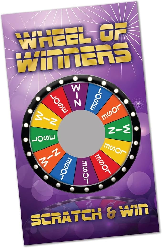Wheel of Winners Scratch Off Cards - Walmart.com