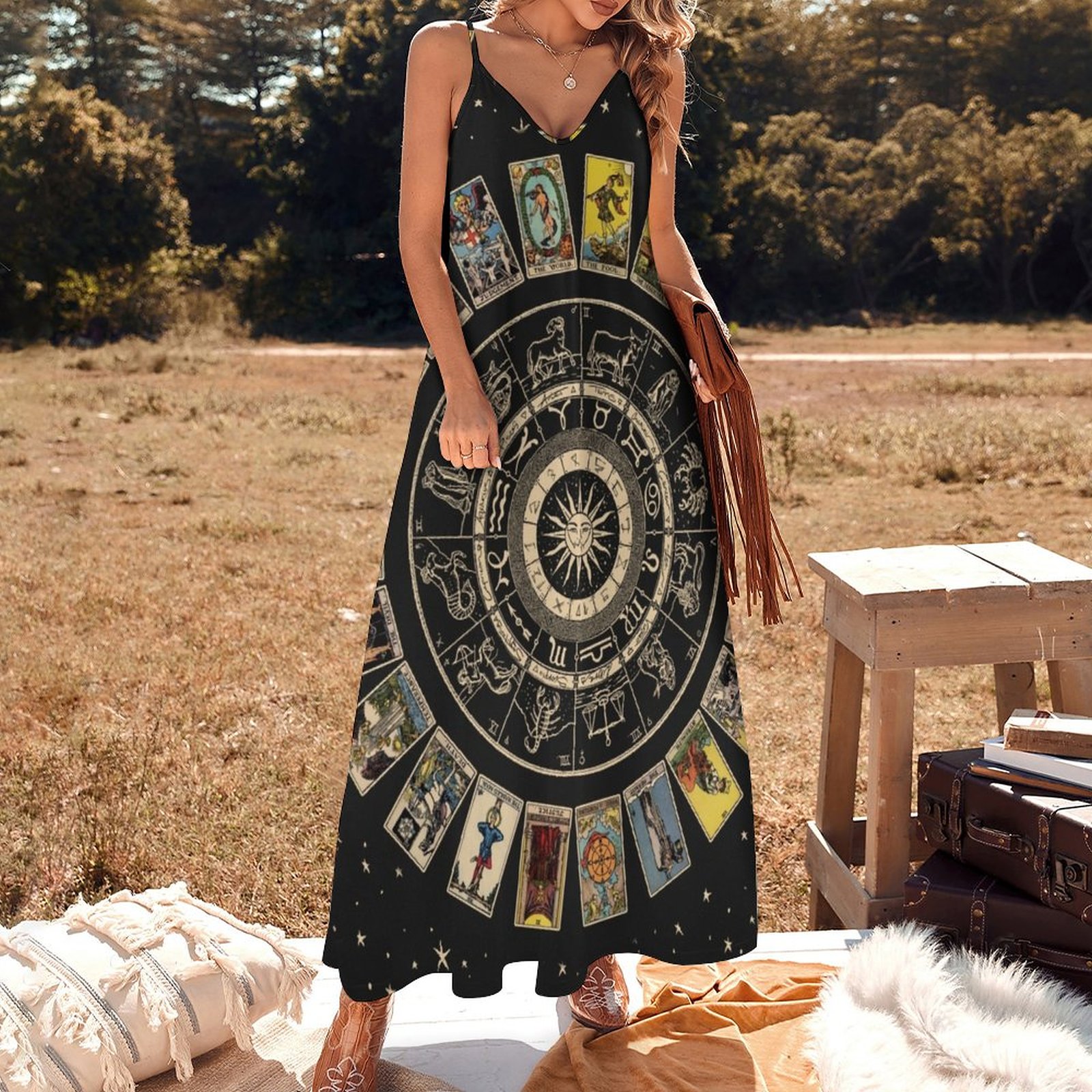 Wheel of the Zodiac Astrology Chart and the Major Arcana Tarot ...