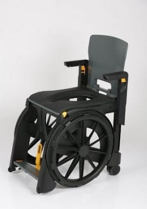 WheelAble Commode & Shower chair with padded seat - Walmart.com