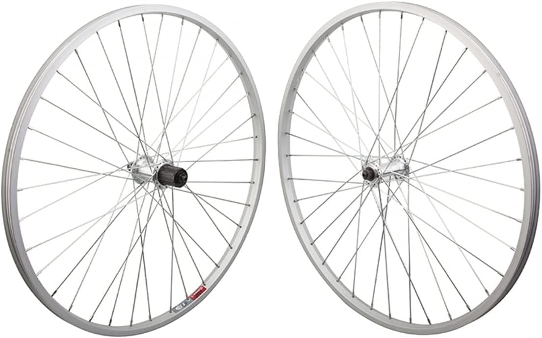 WheelMaster Front and Rear Bicycle Wheel Set 26 x 1.5 36H, Alloy, Quick ...