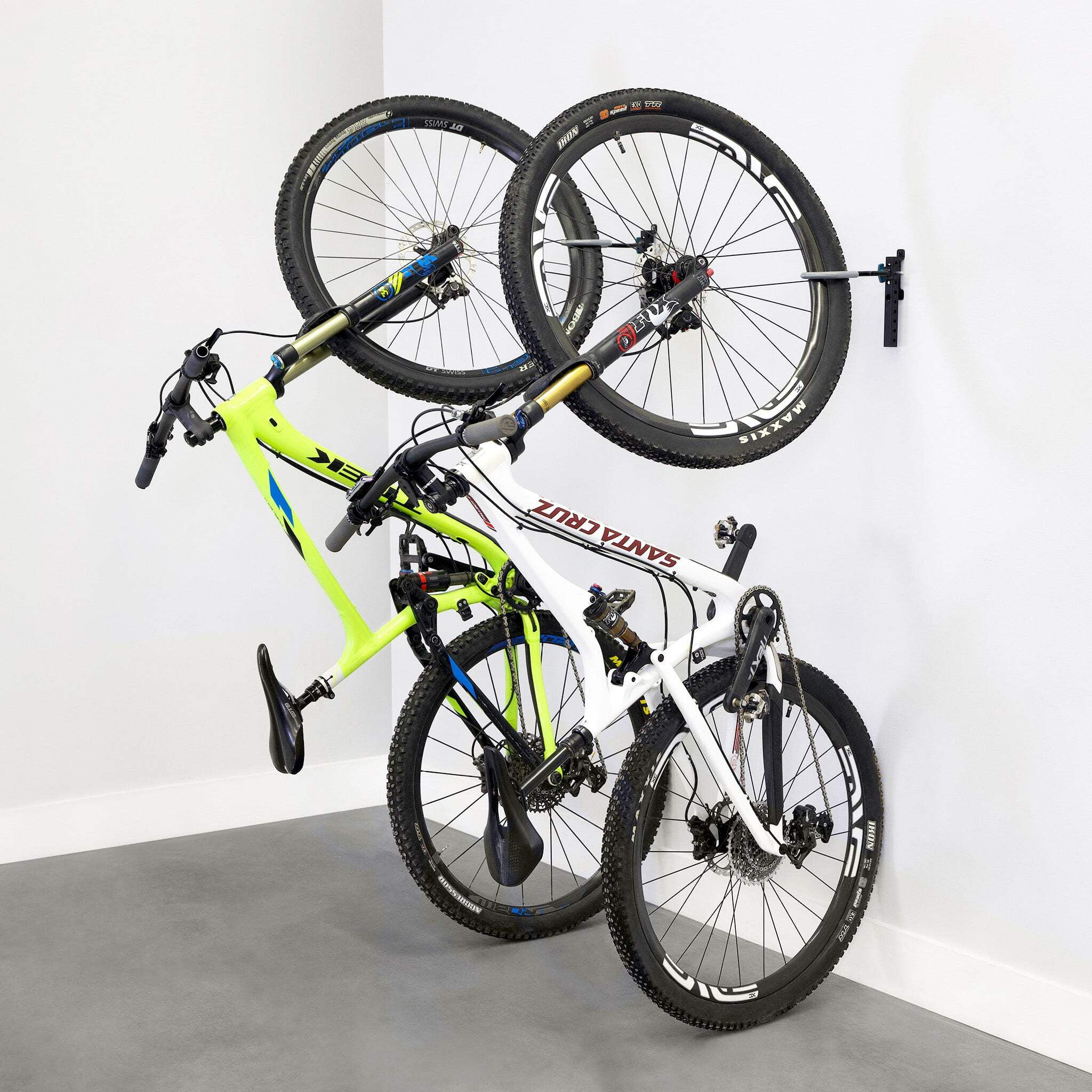 Bike Hanging Hooks 2-Pack, Vertical Bike Storage for Garage, Bicycle ...