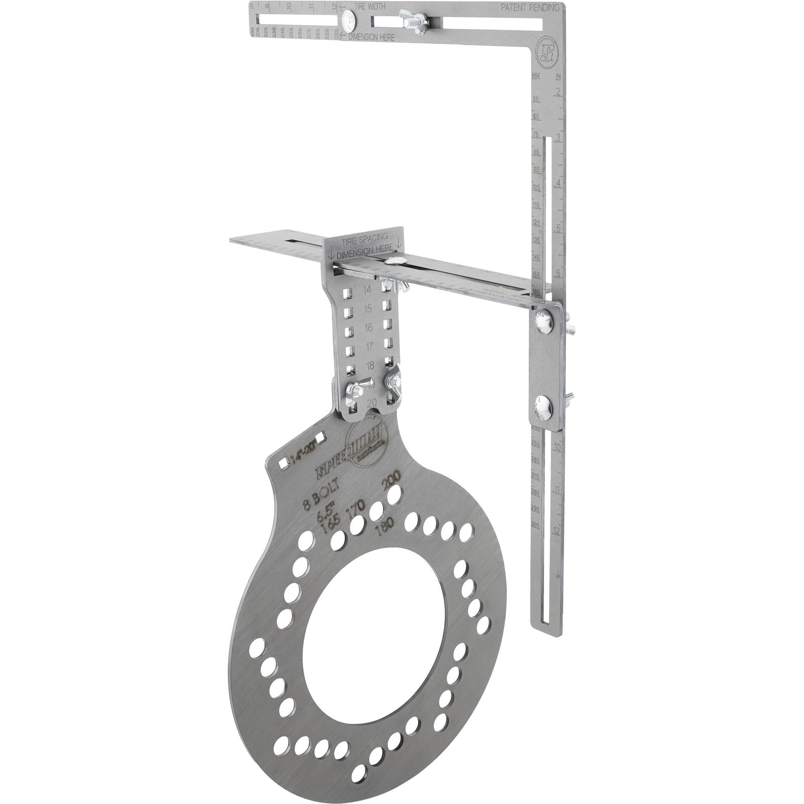 WheelWise™ 8-Lug Wheel Fitment Tool w/ Tire Size Attachment - Walmart.com