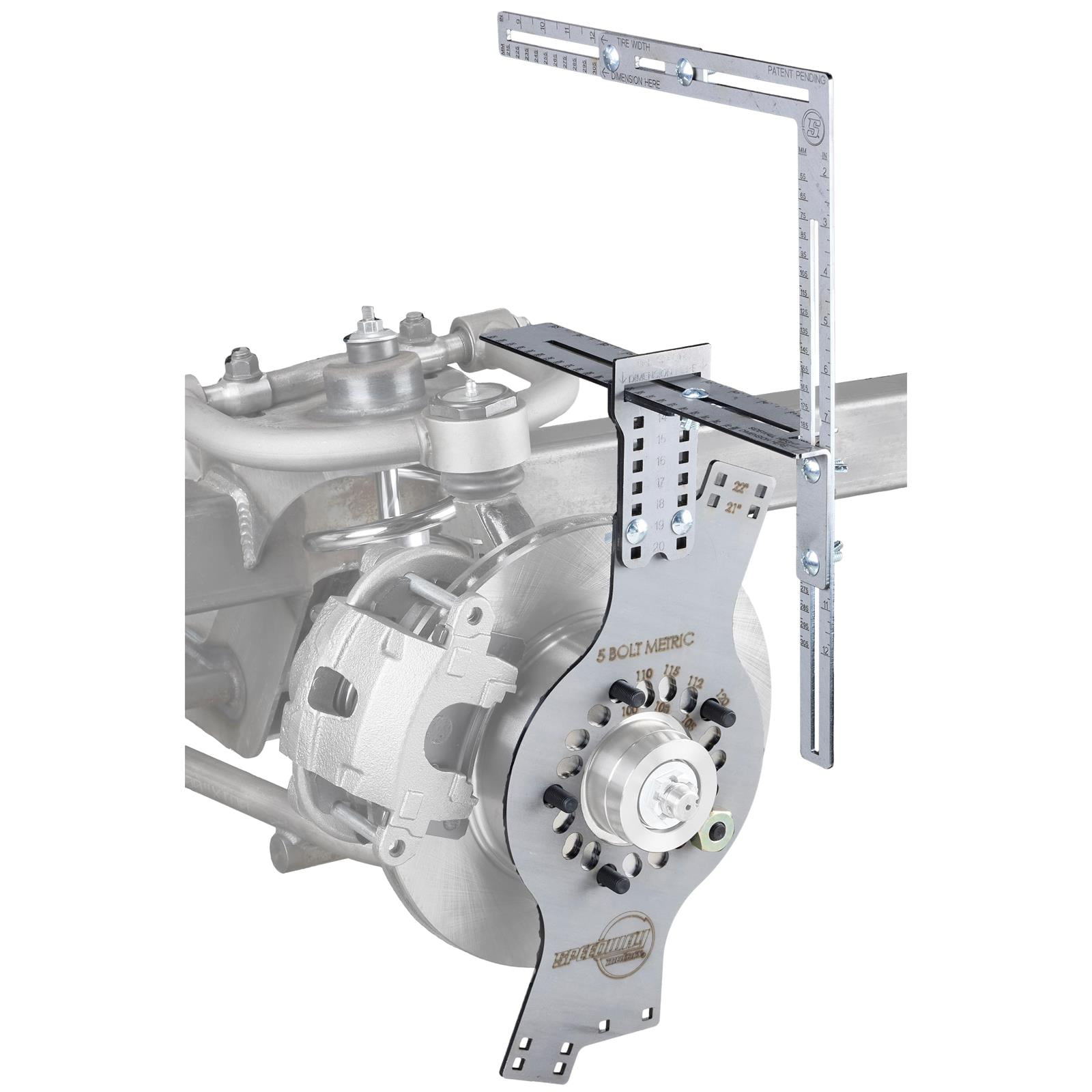 WheelWise™ Metric Wheel Fit Tool w/ Tire Size Attachment - Walmart.com