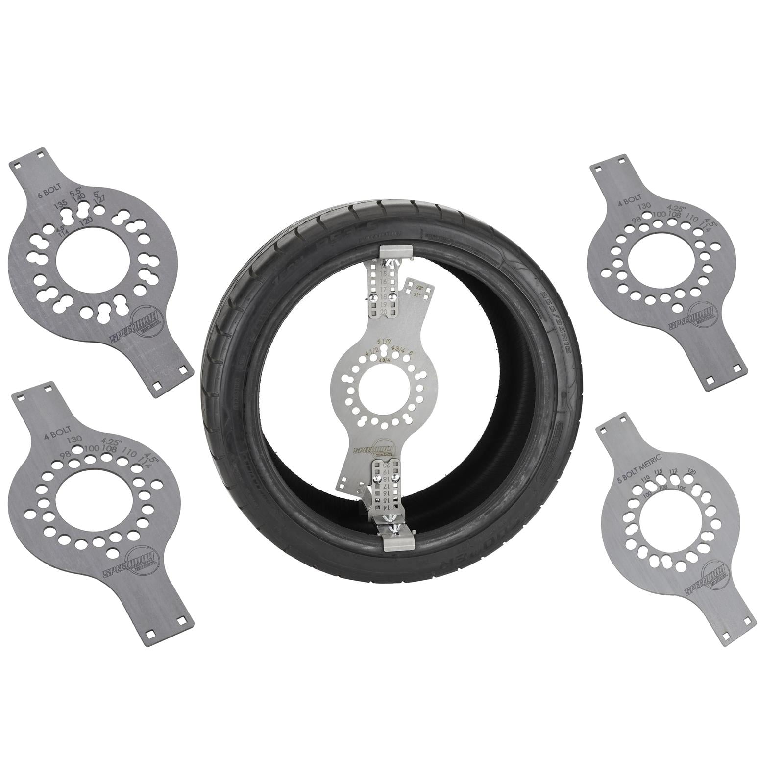 WheelWise™ Wheel Fitment Tool Master Kit, 4-5-6 Lug Pattern - Walmart.com