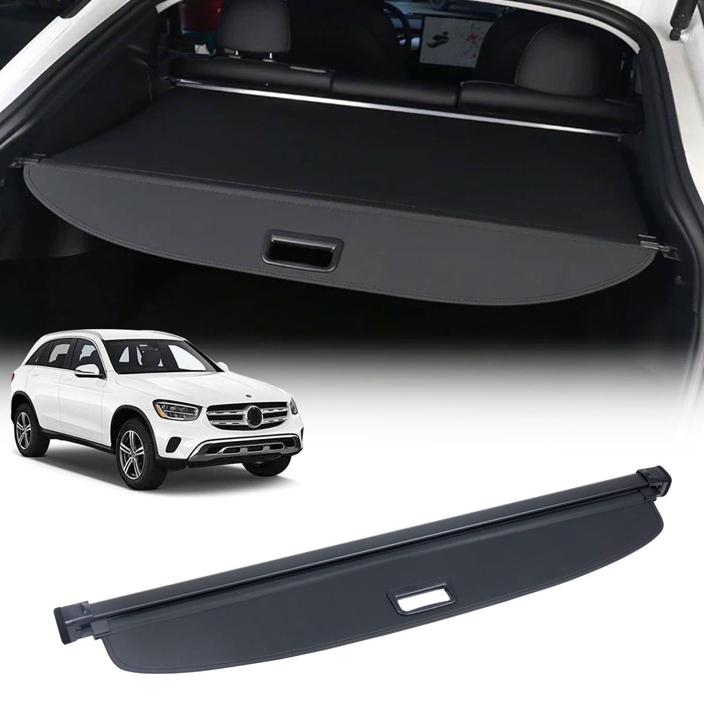 WheelX Cargo Cover Compatible with Mercedes-Benz GLC 250 300 350 43 ...