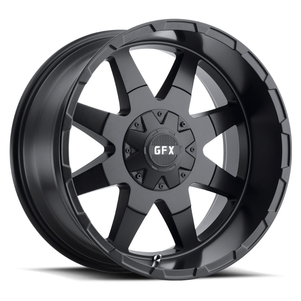 17x9 +12 G-FX TR-12 Matte Black Wheel 6x135 6x139.7 (QTY 1) T12 790 ...