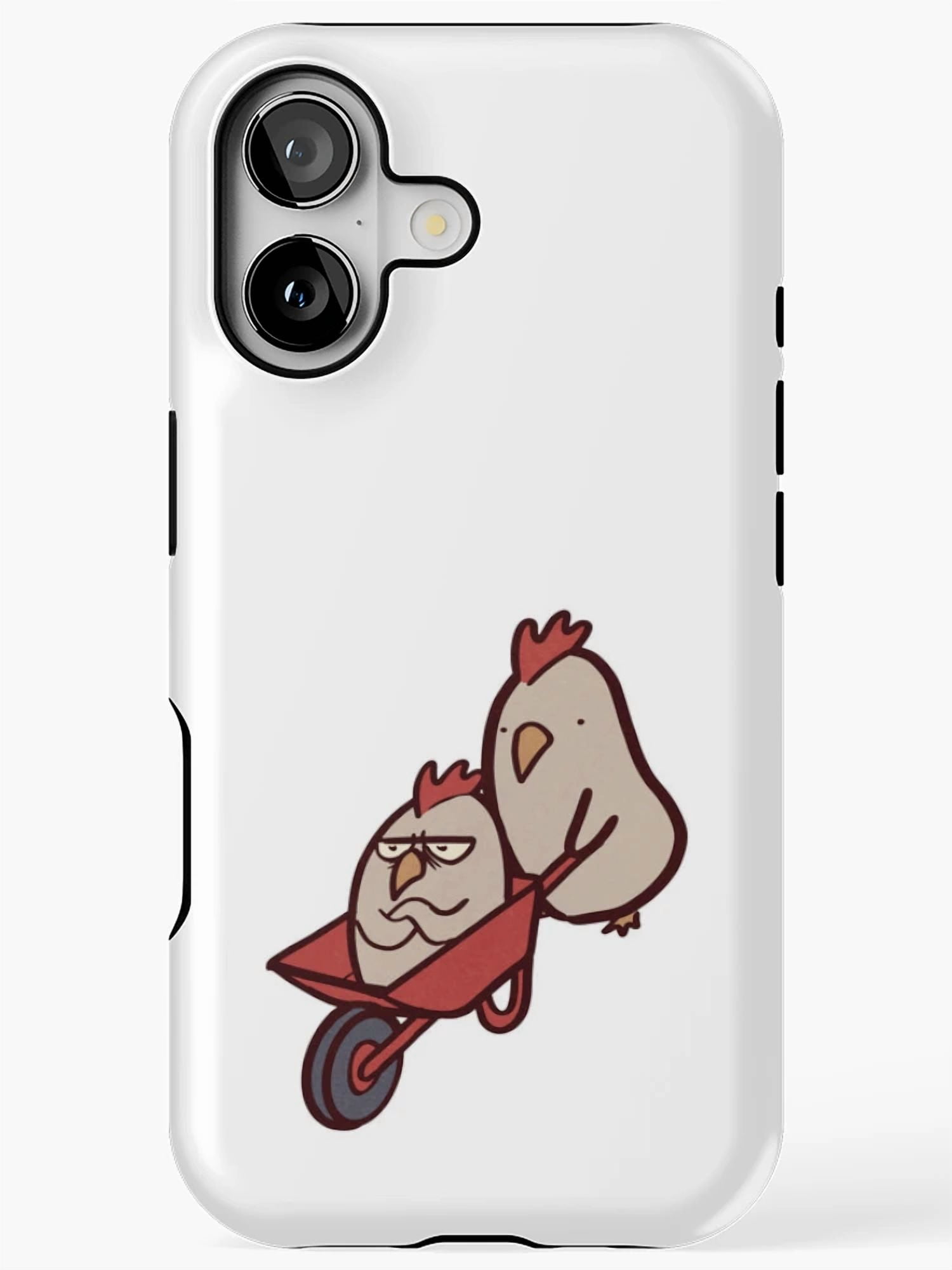 Wheelbarrow Chickens Rolling in Style Case for 11 to 17 Pro Max Funny ...