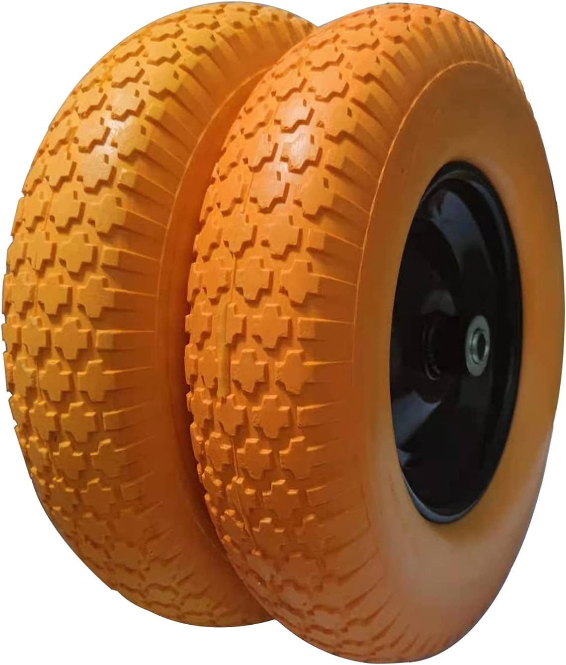 Wheelbarrow Tires 4.80/4.00-8 with 3/4 & 5/8 Ball Bearing, 3.5-6" Hub ...