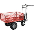 Wheelbarrow Utility Cart Electric Powered Cart 48V28Ah 500W Capacity ...
