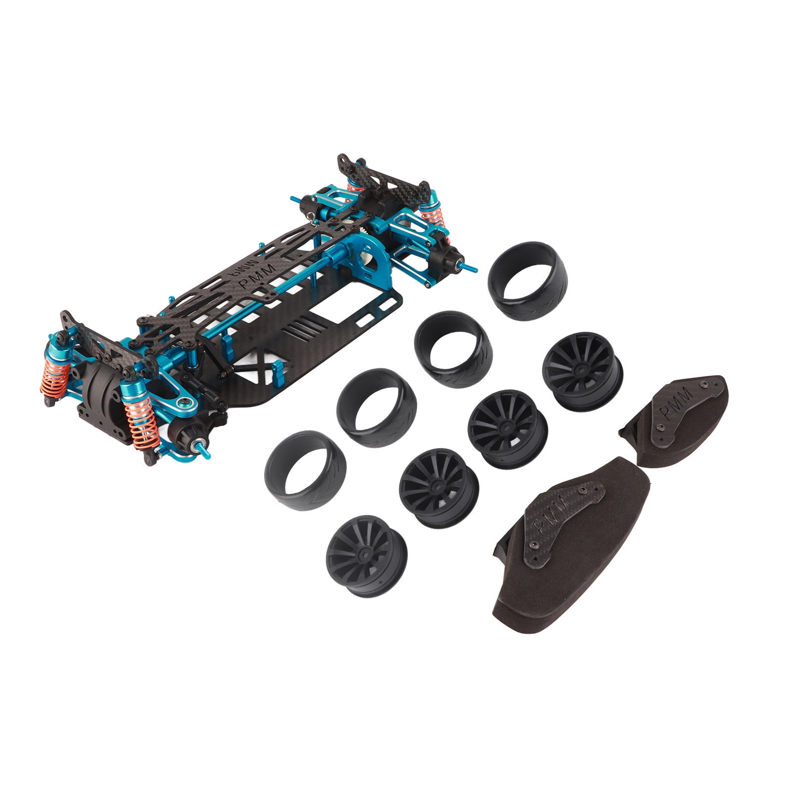 Wheelbase Frame Carbon Fiber Chassis Bumper for TT01 1/10 Car Model ...