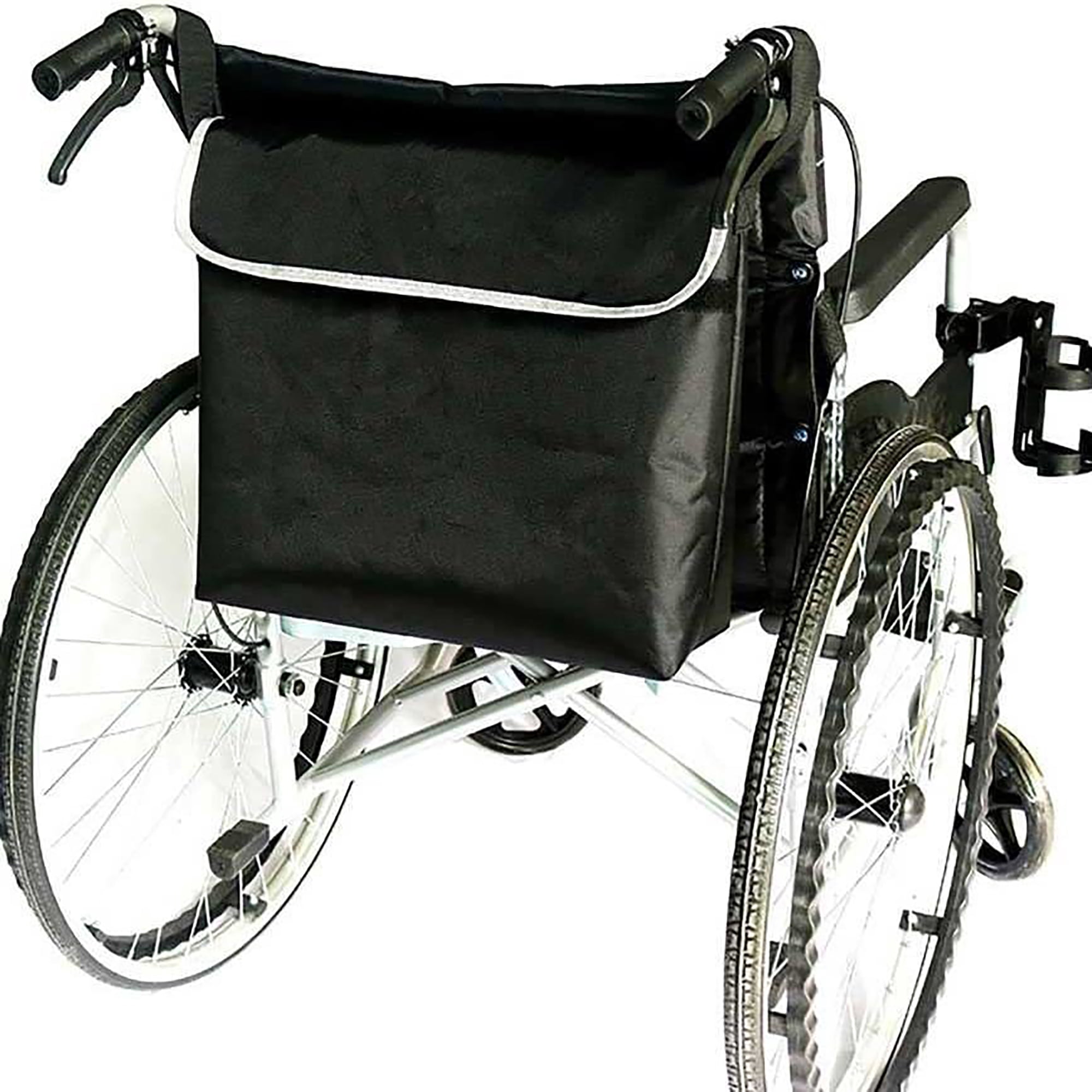 Wheelchair Backpack Bag, Large Storage Pouch for Wheelchair, Walker ...