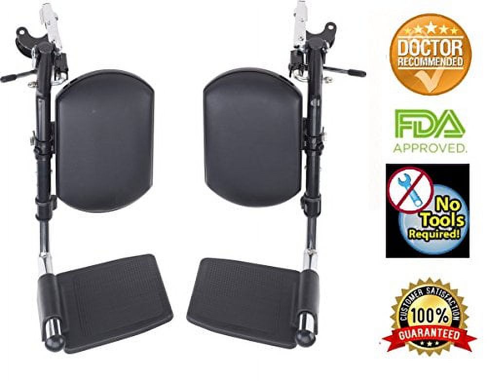 Universal Wheelchair Elevating Legrests - Walmart.com