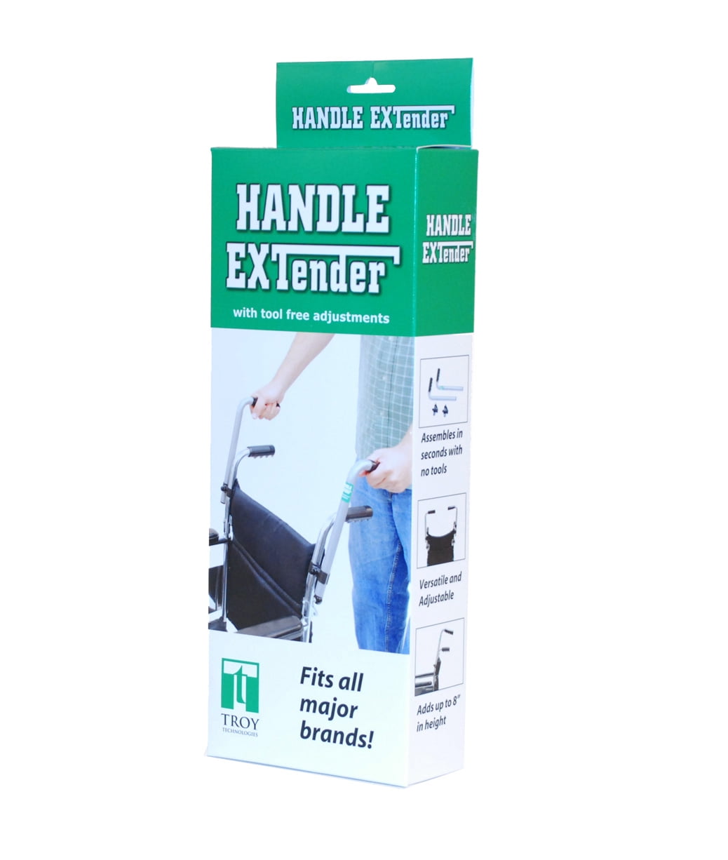 Wheelchair Handle Extender by Troy Technologies - Easy To Install. No ...