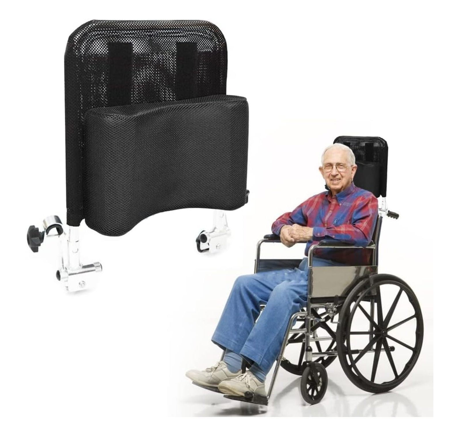 Wheelchair Headrest Neck Support Pillow, Head Backrest Adjustable ...