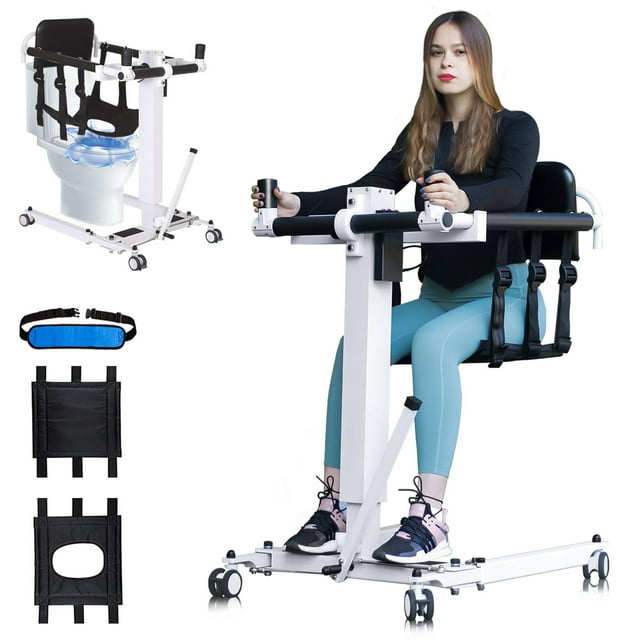 Nolene Electric Patient Lift Transfer Chair, Portable, Foldable ...