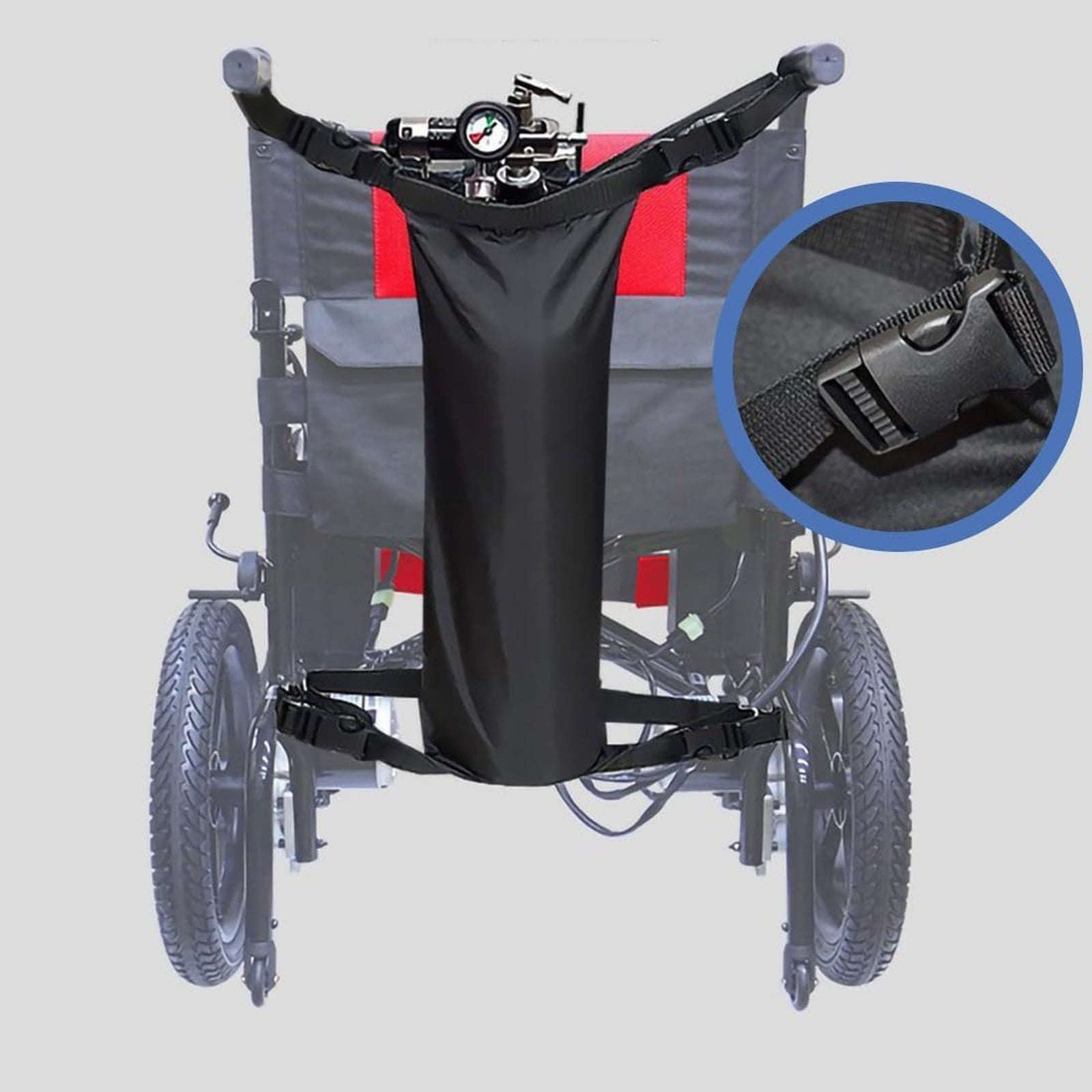 Wheelchair Oxygen Tank Holder, Multi Size Oxygen Cylinder Fit ...
