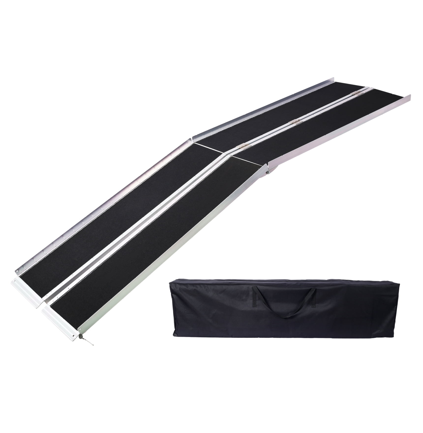 Wheelchair Ramp 10ft - Aluminum Portable Ramp, 600lb Capacity - Walmart.com