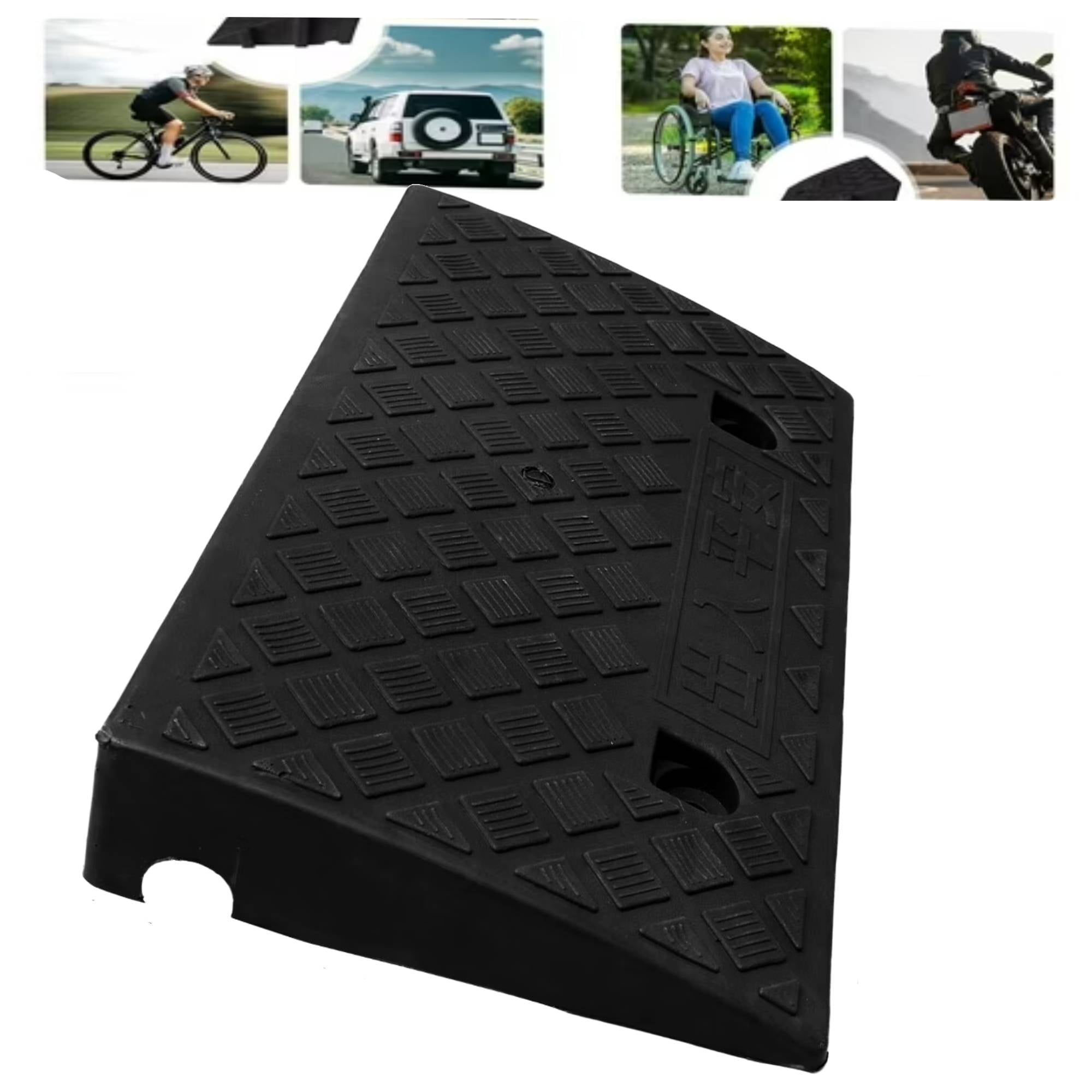 Wheelchair Ramp,Heavy Duty Threshold Ramp, Portable Light Curb Ramp ...