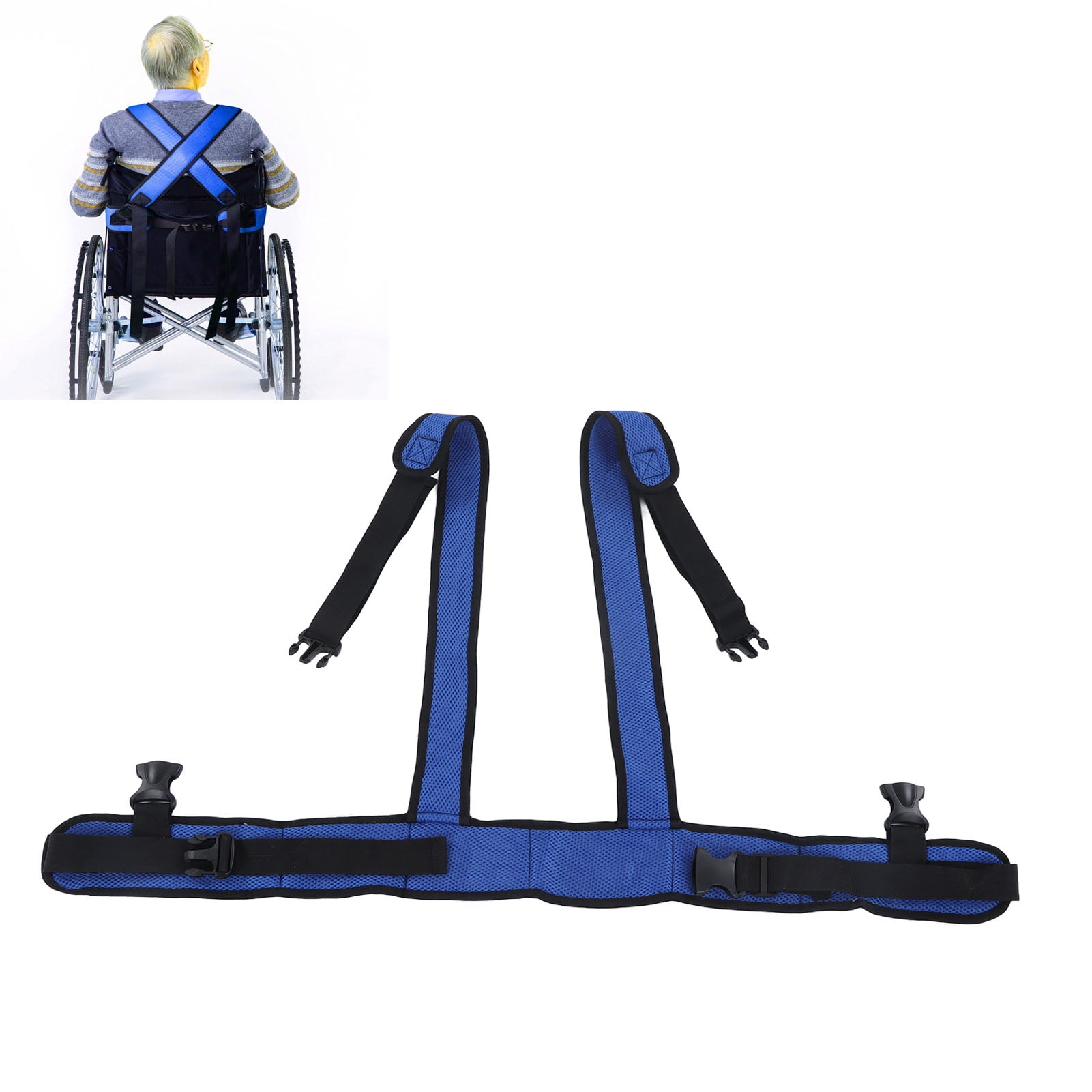 Wheelchair Safety Belt with Adjustable Shoulder Strap, Medical ...