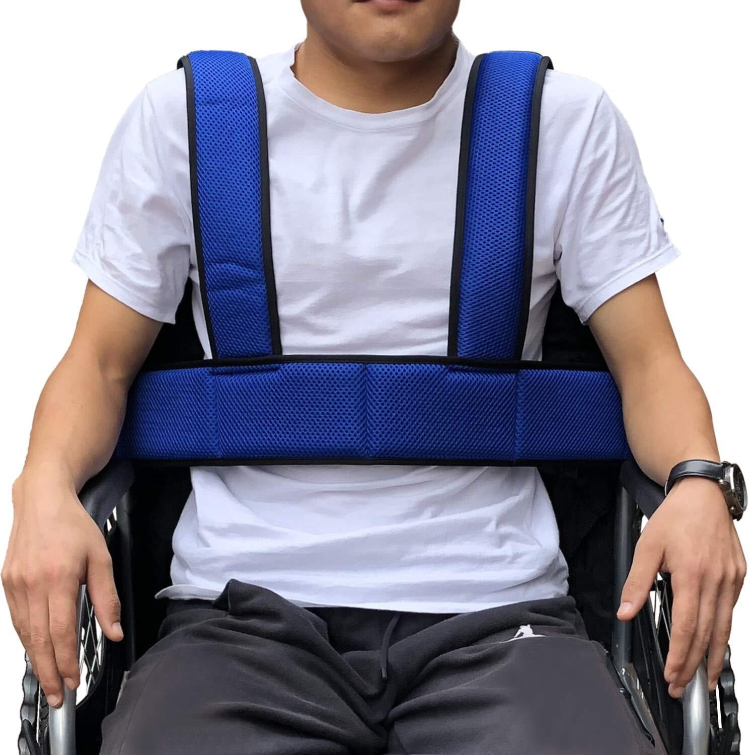 Wheelchair Seat Belt Torso Support Vest for Patient, Elderly & Disabled ...