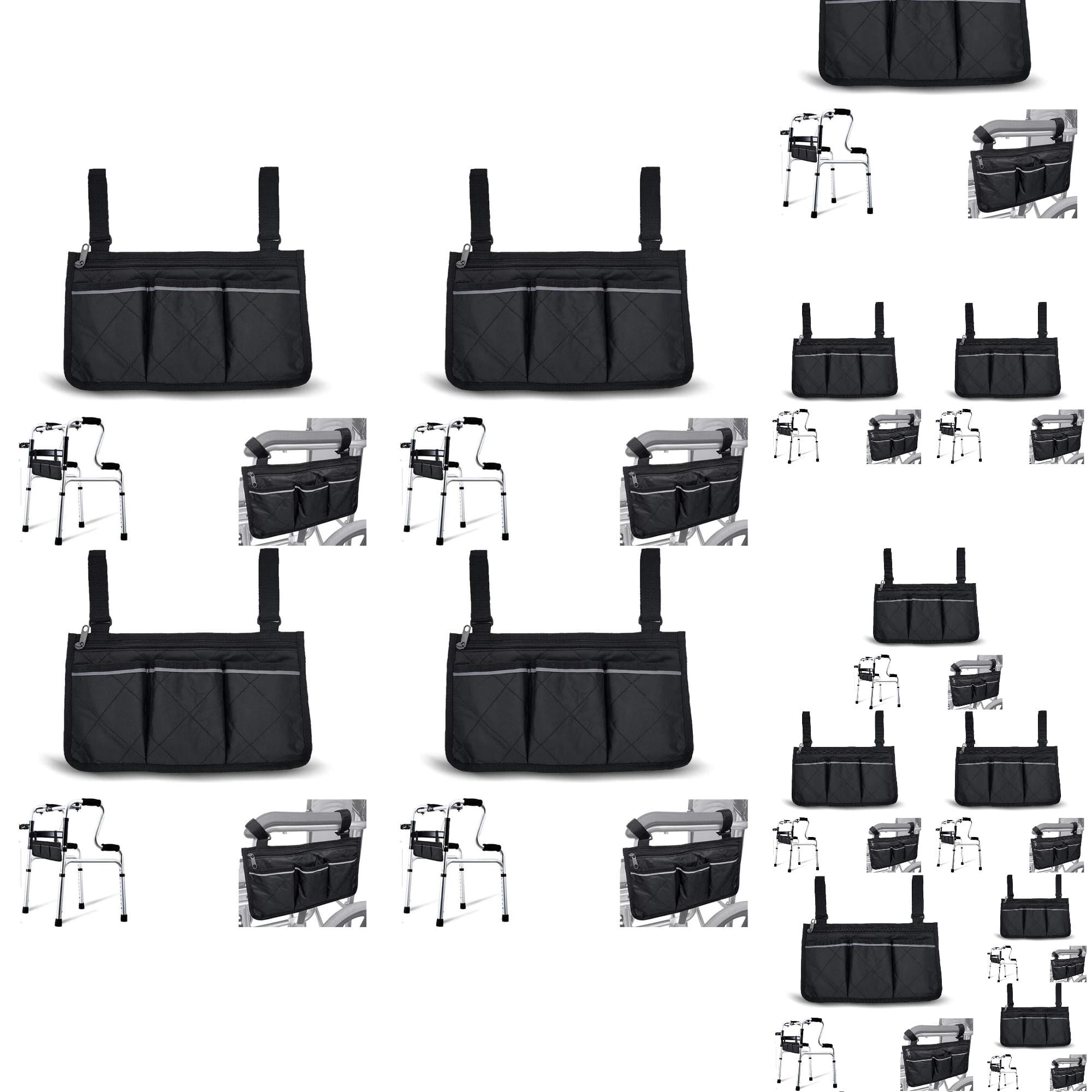 Wheelchair Side Bag Multifunctional Armrest Pouch Organizer Bag Phone ...