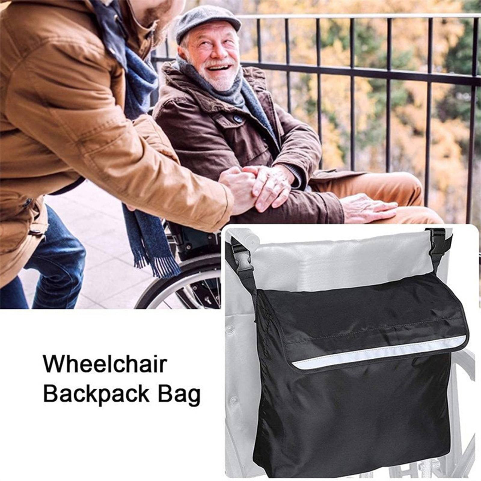 Wheelchair Hanging Bag|Wheelchair Rear Hanging Storage For Seniors ...