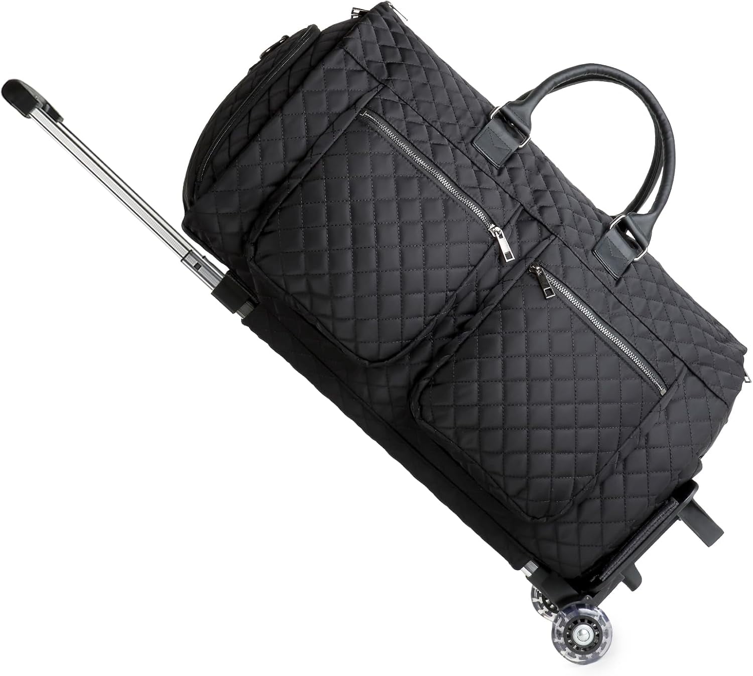Wheeled Garment Bag, Garment Bag with Wheels Duffle Bag for Travel with ...