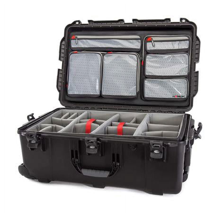 Wheeled Series 963 Waterproof Hard Case with Lid Organizer and Padded ...