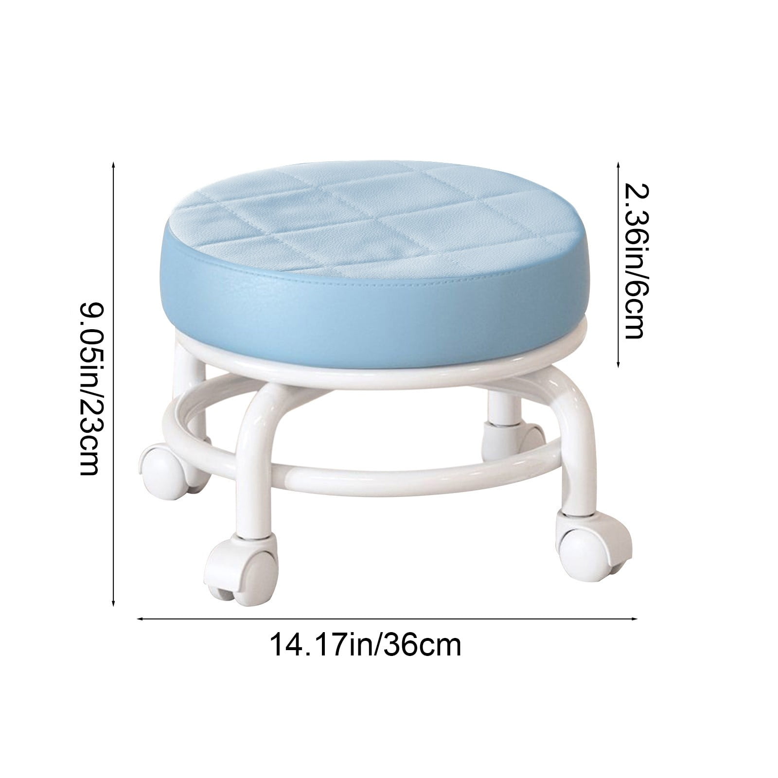 Wheeled Stool For Home Lazy Man Shoe Stool Wheelchair Small Stool ...