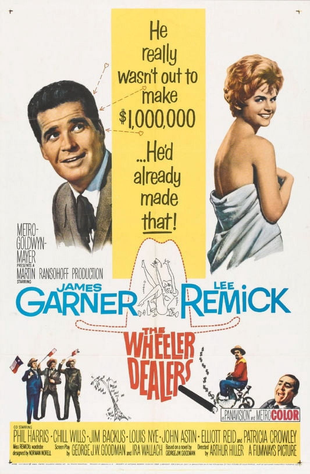 Wheeler Dealers Movie poster 12x16 Print on Metal Sign 12in x 16in ...