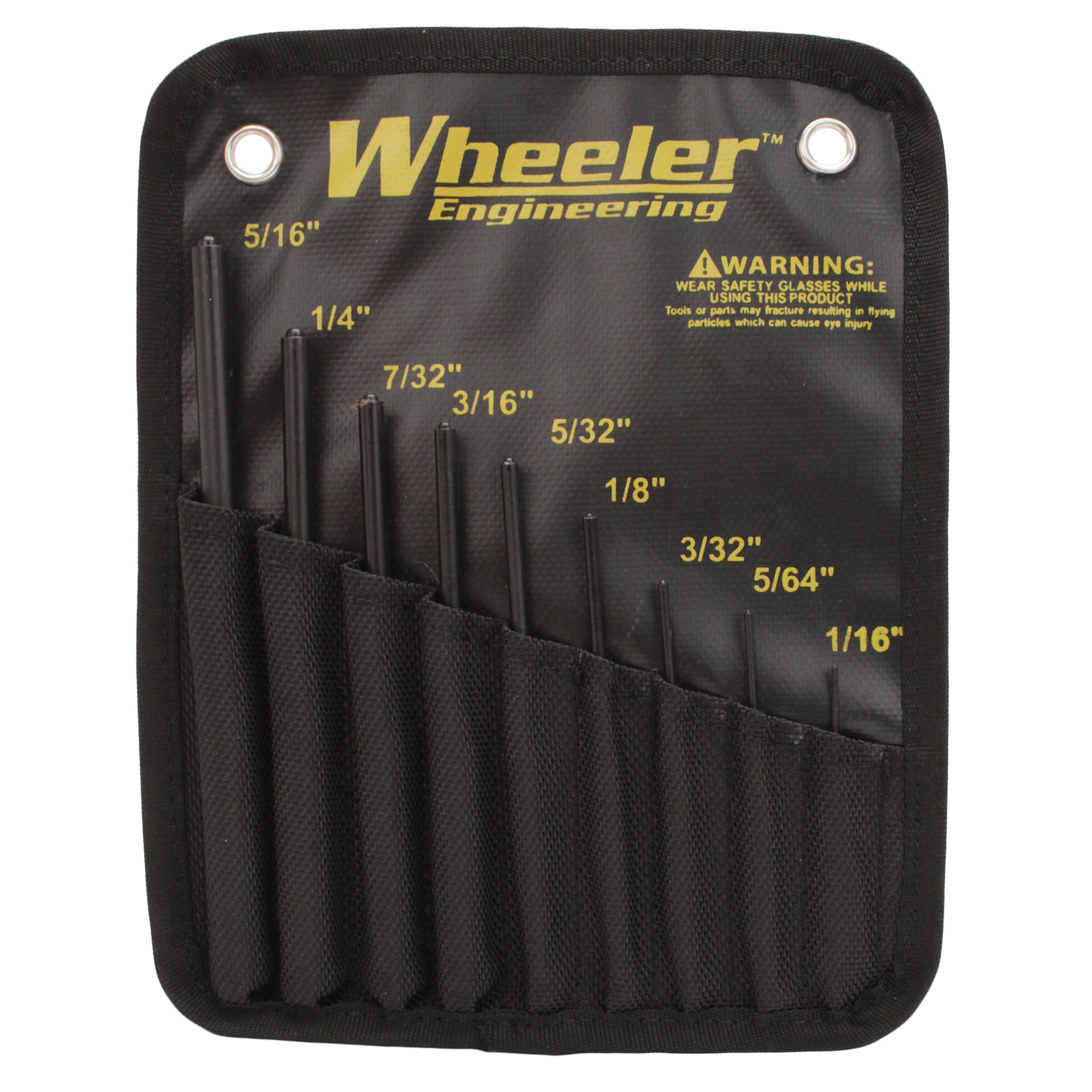 Wheeler Roll Pin Punch Set - 9 Piece - Walmart.com