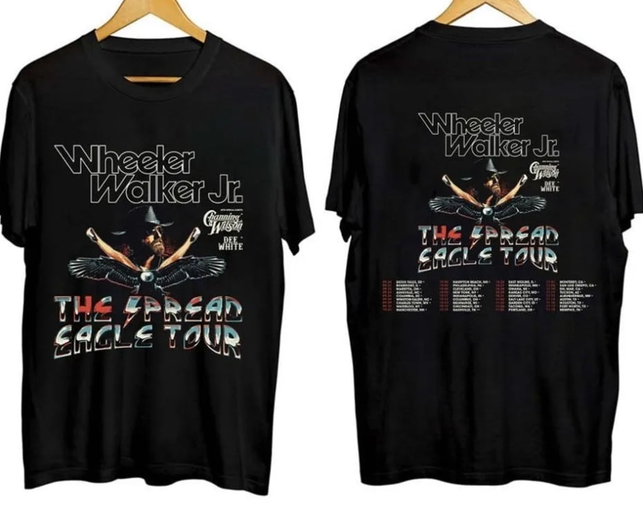 Wheelerr Walker, Jrr. Thhe Spread Eaglee Tour 2023 shirt - Walmart.com
