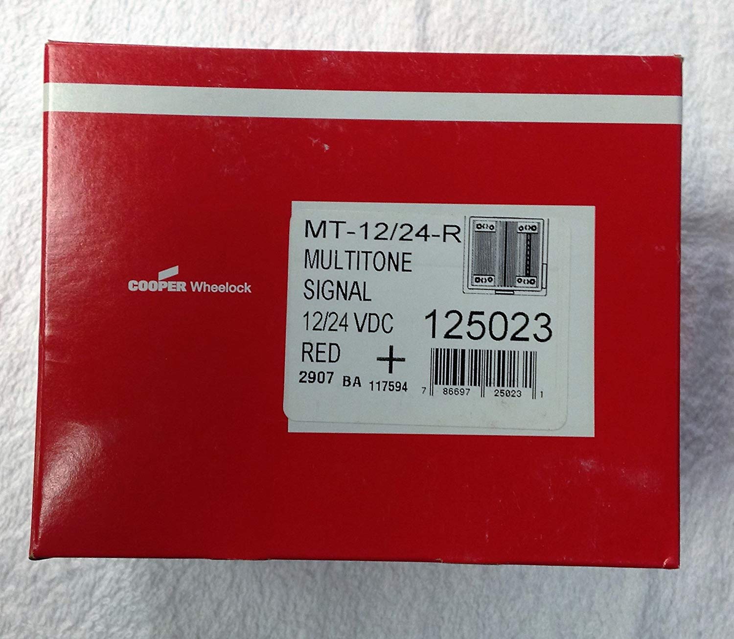 Wheelock MT-12/24 Multitone Signal-Red - Walmart.com