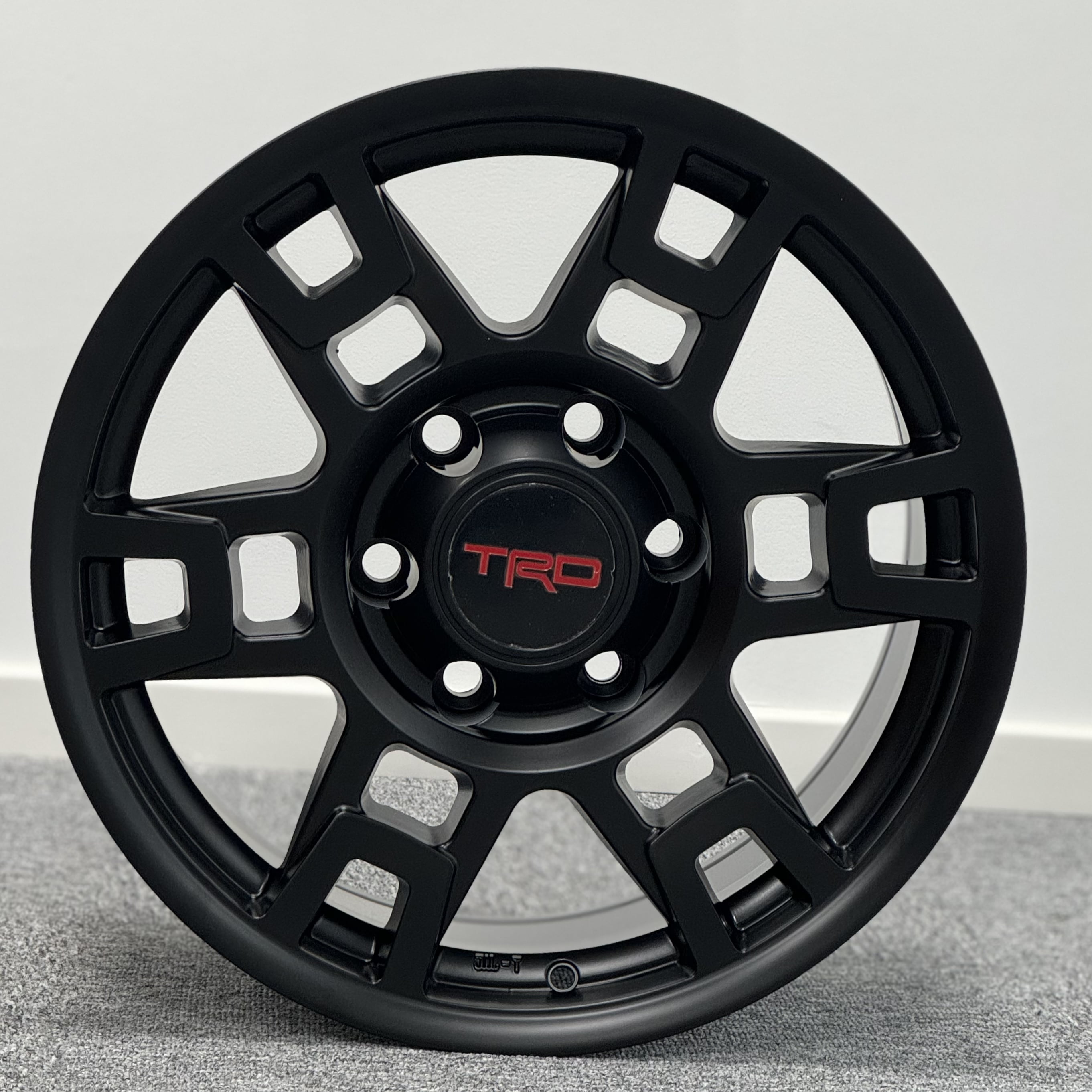 Toyota TRD Rims 17" x 8 Matt Black 1pcs - Walmart.com