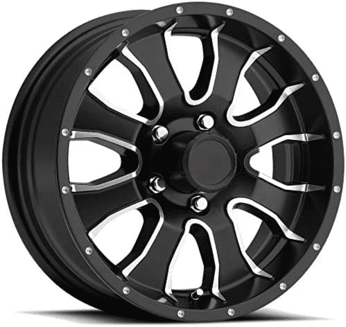 Wheels Aluminum Trailer Wheels 860M MAMBA TR Black /Machined Spokes ...