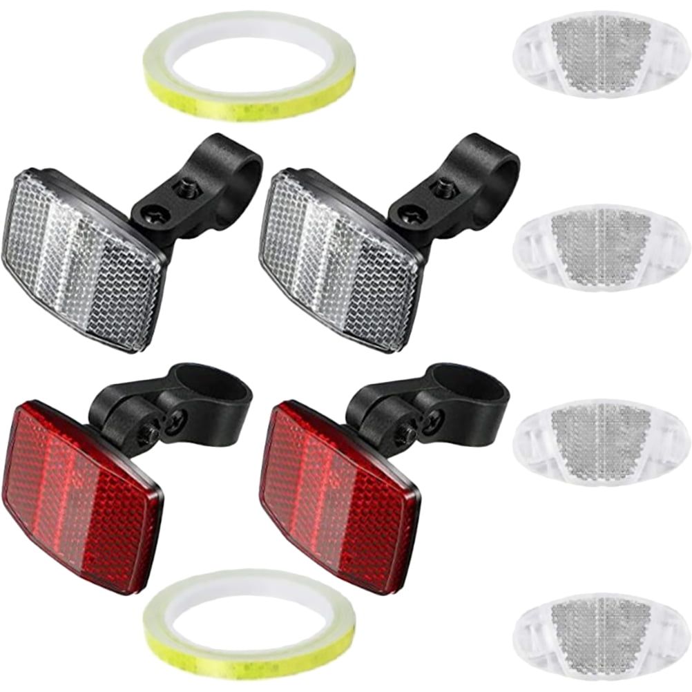 Wheels Bicycle Reflector PVC Bike Reflectors 5.3x3.5cm - Walmart.com