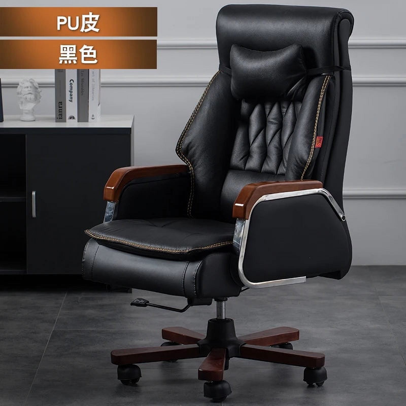 Wheels Executive Office Chairs Elastic Leather Mobile Organizer Gaming ...