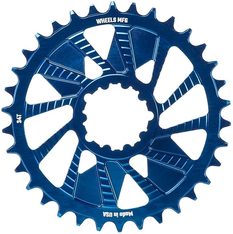 Wheels Manufacturing Direct Mount Chainring - 34t, SRAM 3-Bolt Direct ...