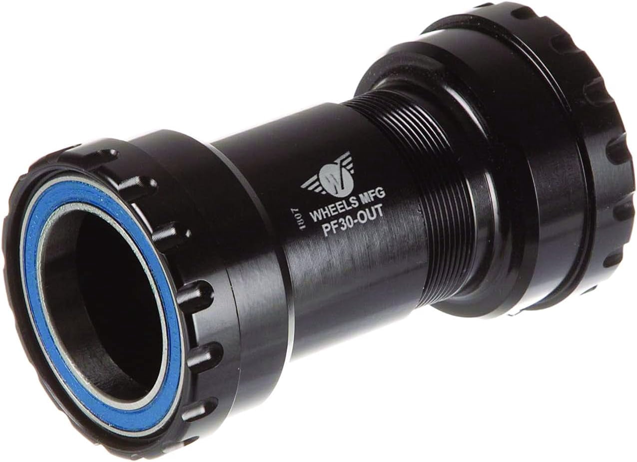 Wheels Mfg Pf30 Outboard Thread Together Bottom Bracket - ABEC-3 Black ...